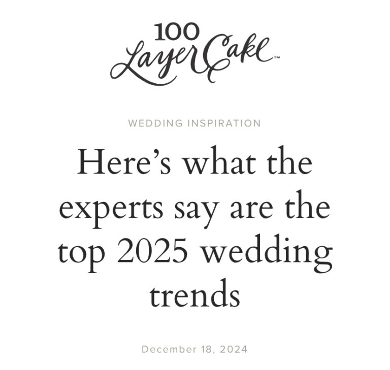 100 Layer Cake – 2025 Wedding Trends | michaelcoombs.ca